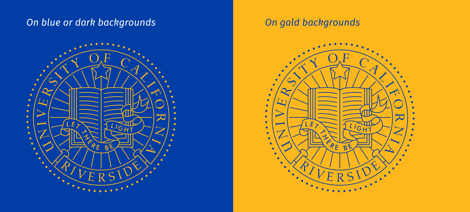 UCR Seal | Brand Identity